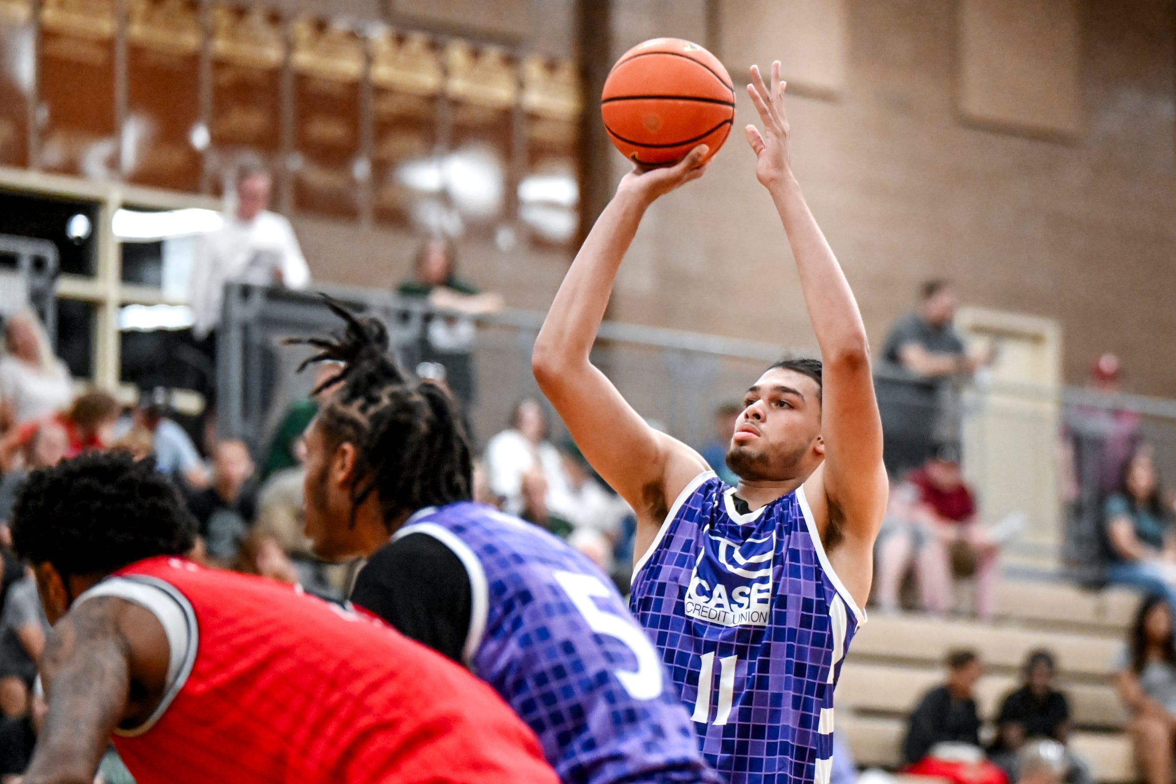Michigan State basketball's Jesse McCulloch seen at Moneyball Pro-Am in ...