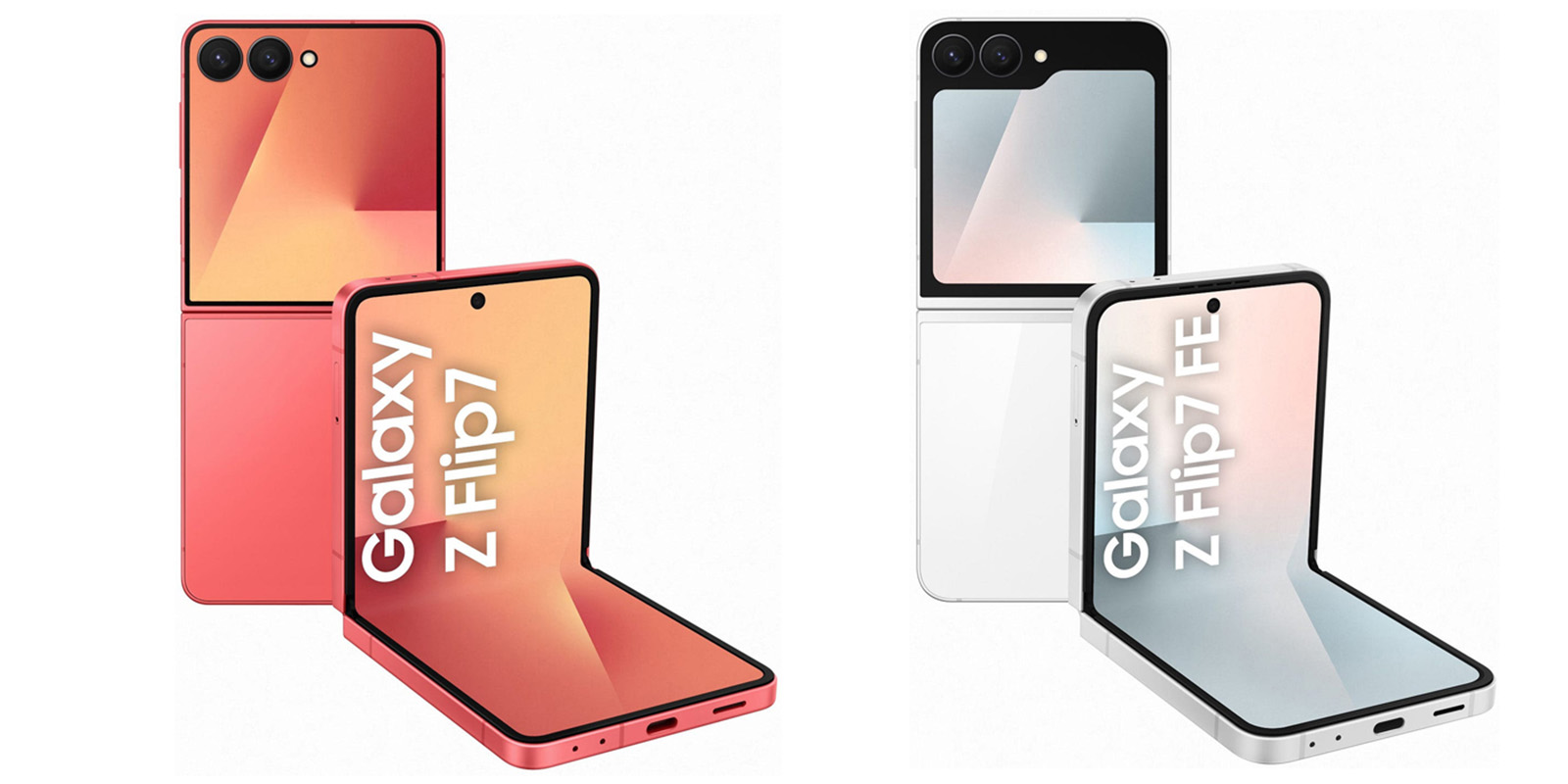 Samsung Galaxy Z Flip 7 & Z Flip 7 FE: Design fully leaked ahead of 9th ...