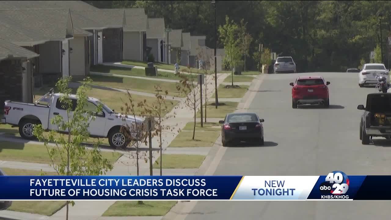 Fayetteville City Leaders Discuss Future Of Housing Crisis Task Force