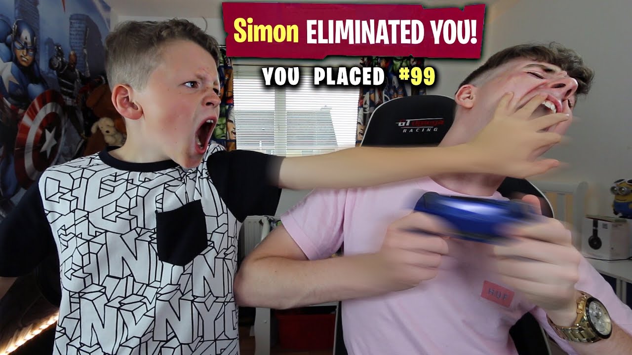 Kid teaches big brother Fortnite and things go wrong