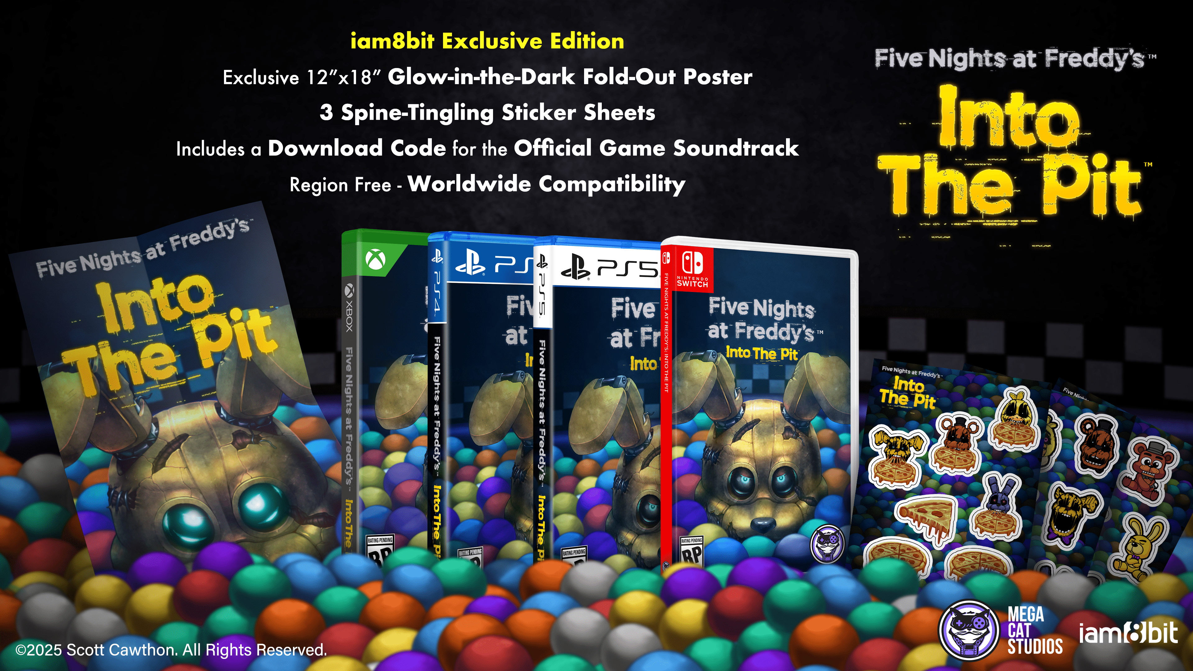 'Five Nights At Freddy’s: Into the Pit' iam8bit Physical Editions Available