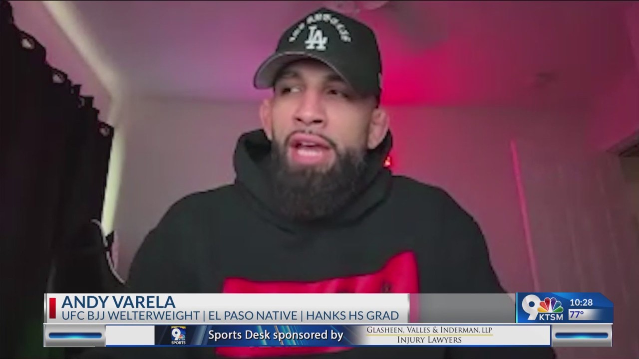 Andy Varela representing El Paso in UFC's new jiu-jitsu competition