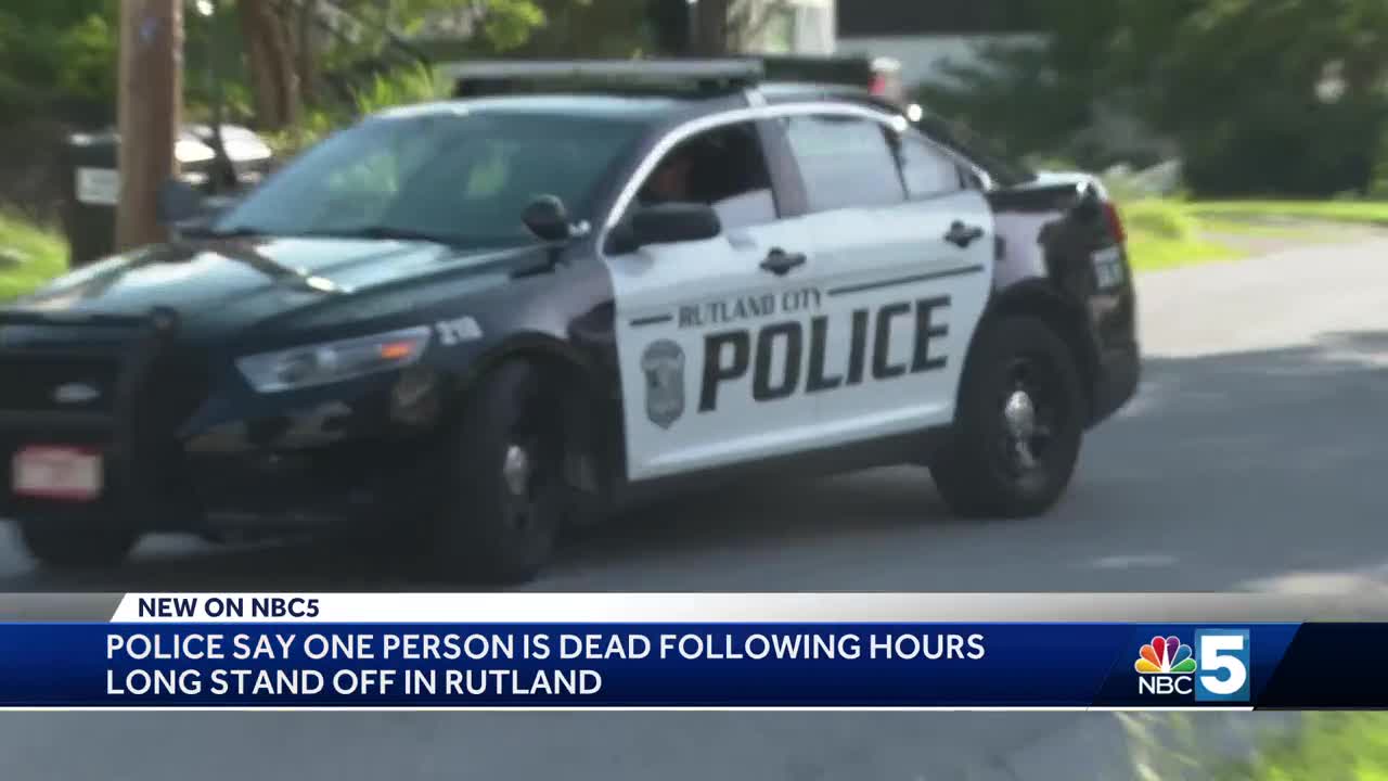 One person dead following hours long standoff in Rutland