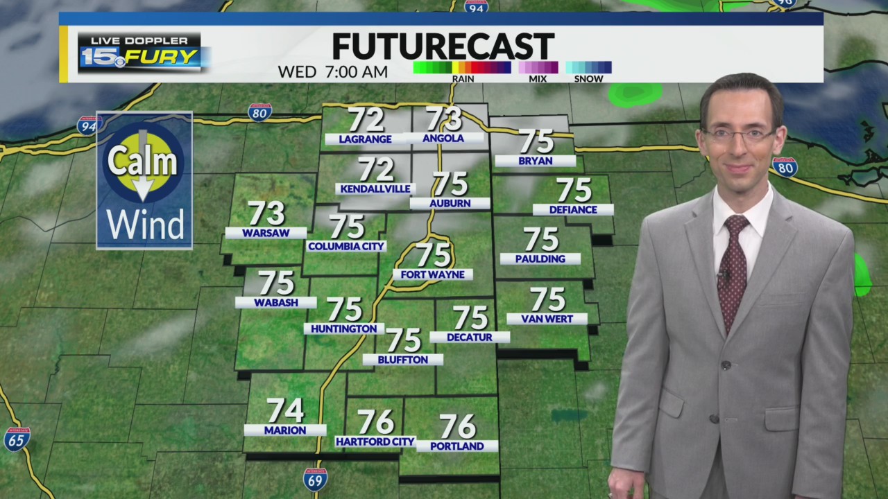 More hot, humid days