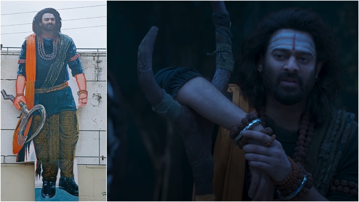 Prabhas Cut Out: 'కన్నప్ప' థియేటర్స్ దగ్గర ప్రభాస్ మేనియా... తెలుగు ...