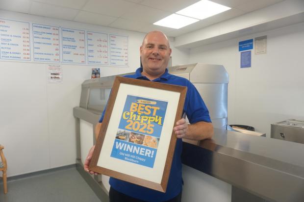 ‘She always stood by me’: Chippy owner dedicates award win to mum
