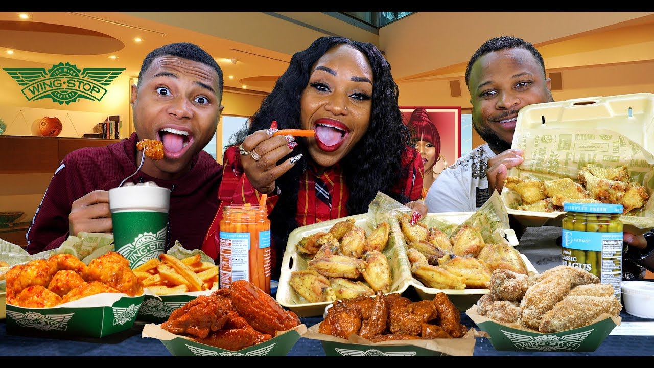 WingStop mukbang—best wing flavors reviewed