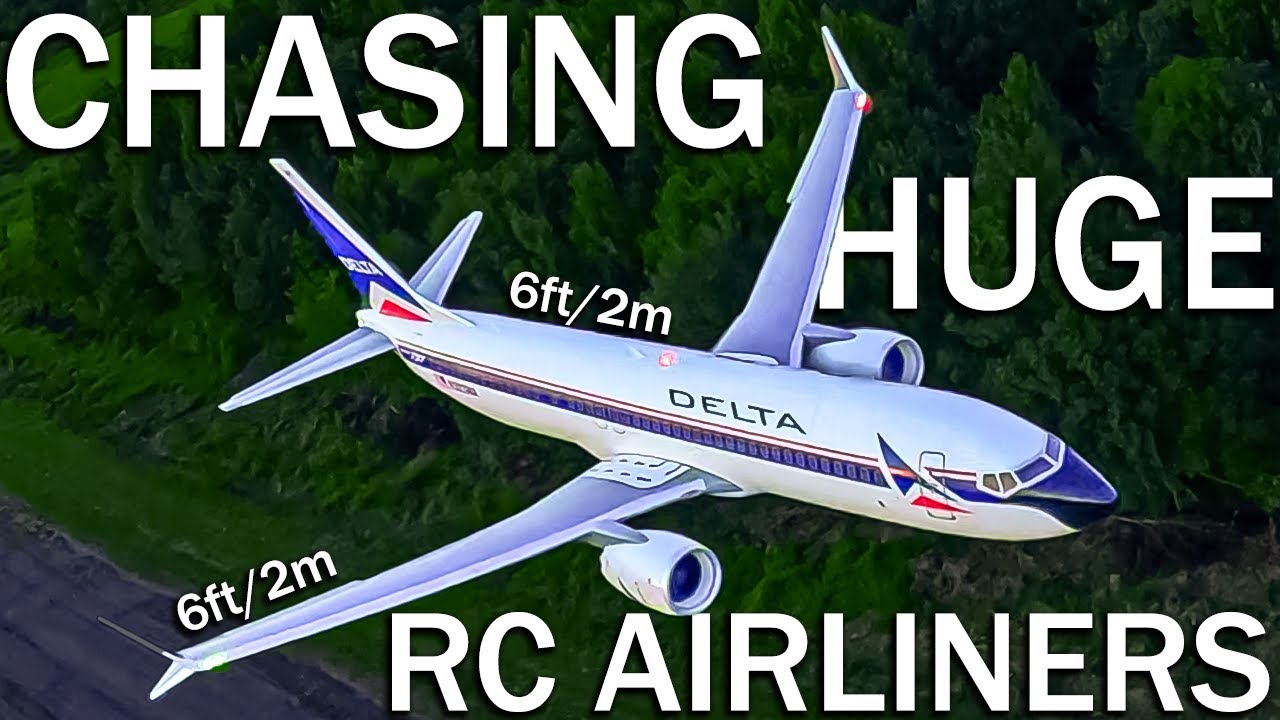Massive 6 ft 737 MAX RC Airliner
