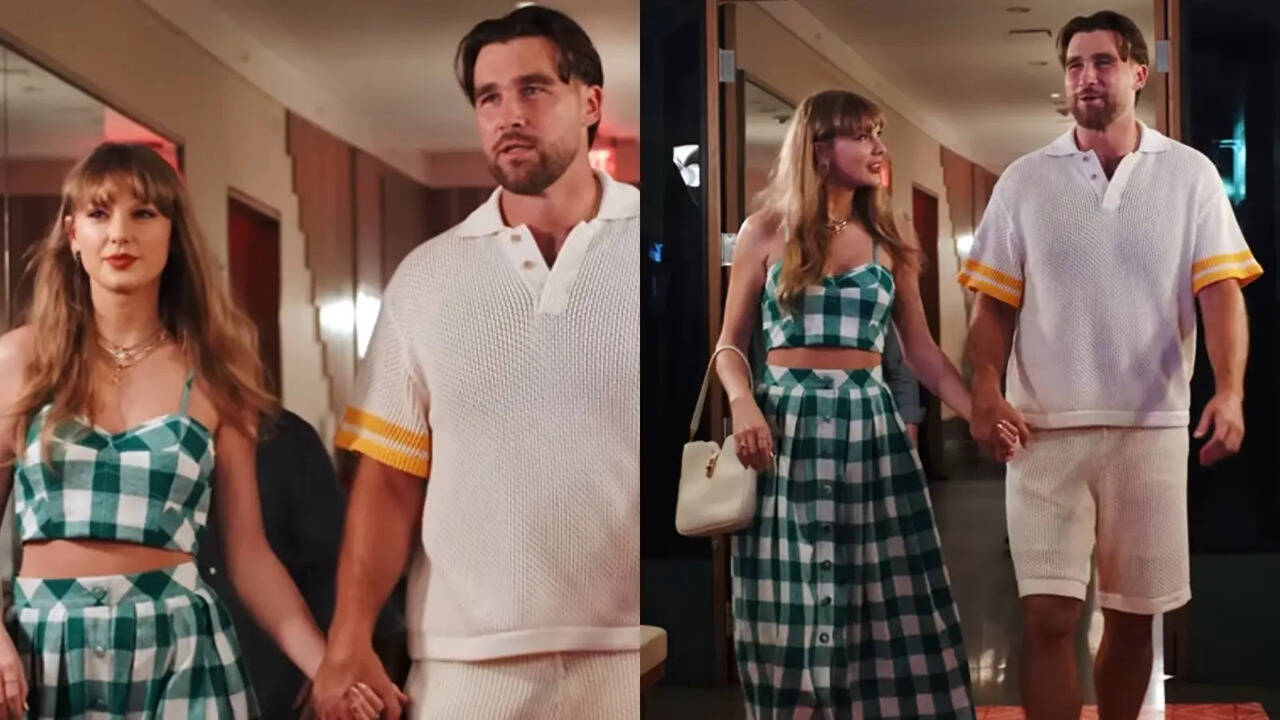 Taylor Swift, Travis Kelce Walk Hand-In-Hand As They Mark Their Red ...