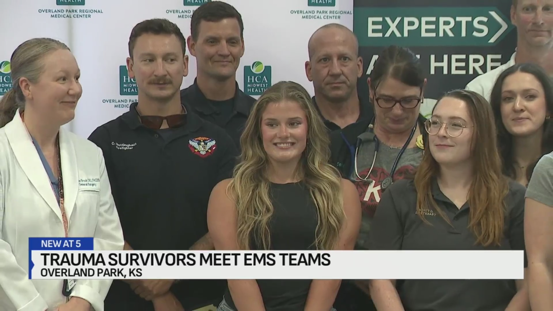 Johnson County trauma survivors reunited with EMS team who saved their ...
