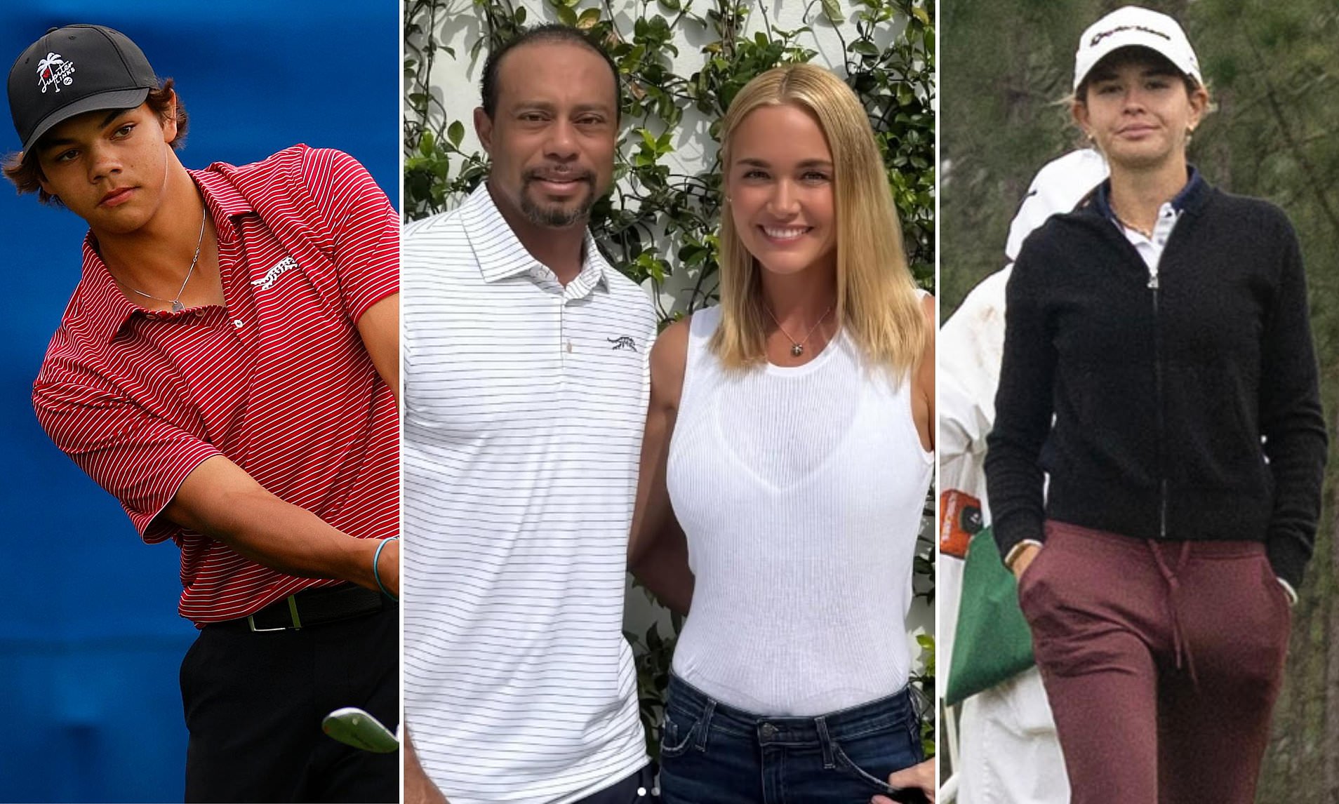 Kai Trump and Charlie Woods endure very different days at South Florida ...