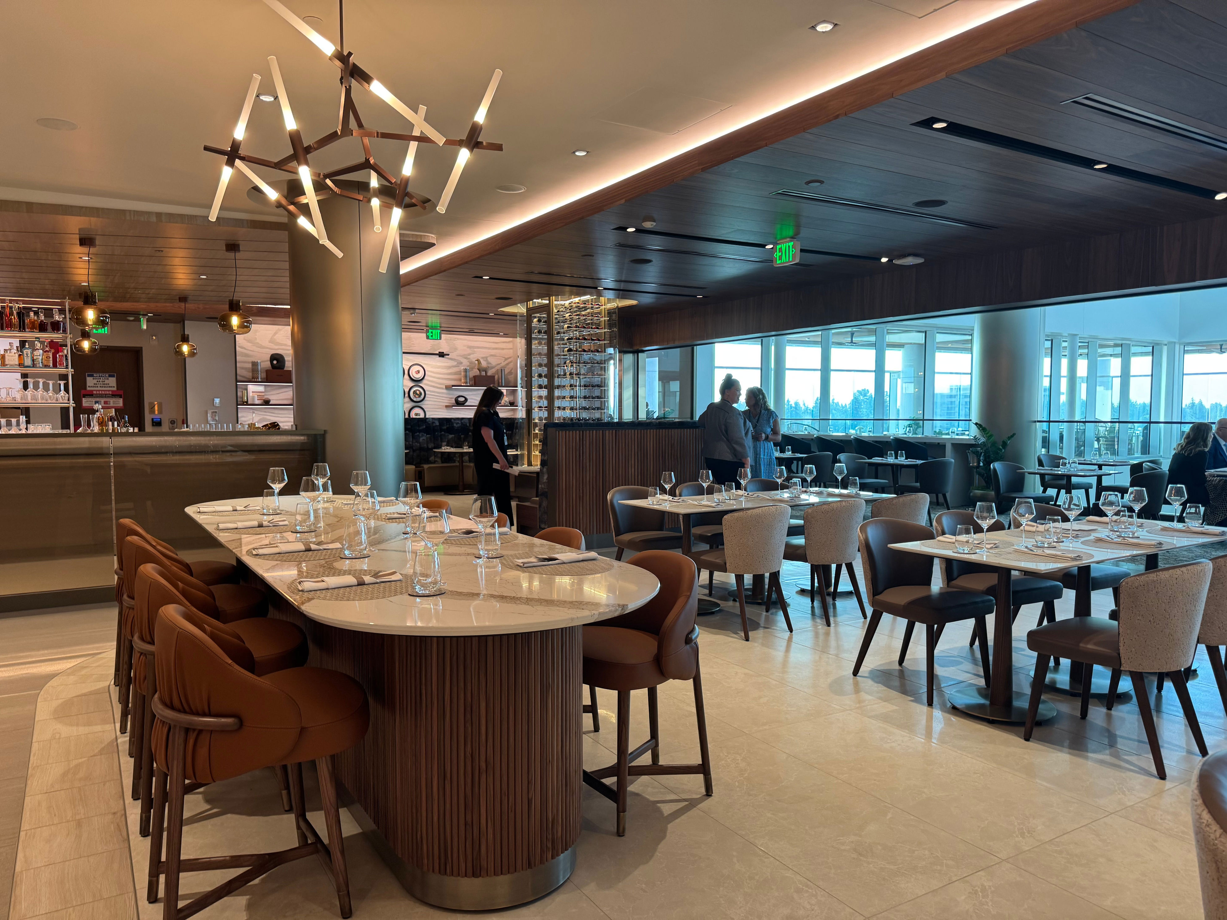 First Look at the Delta One Lounge at Seattle, Overlooking the New Sky Club
