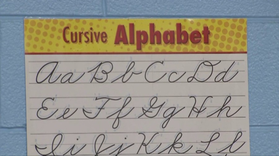 Elementary students in Georgia to begin cursive writing lessons during ...