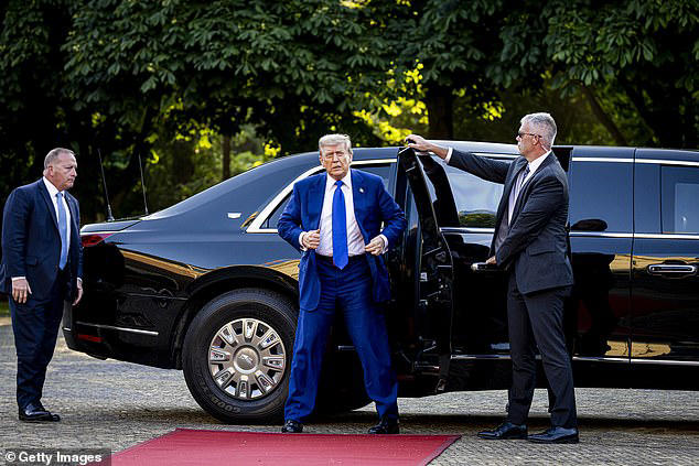 Trump greeted by Dutch royalty at NATO amid victory lap over Iran ...
