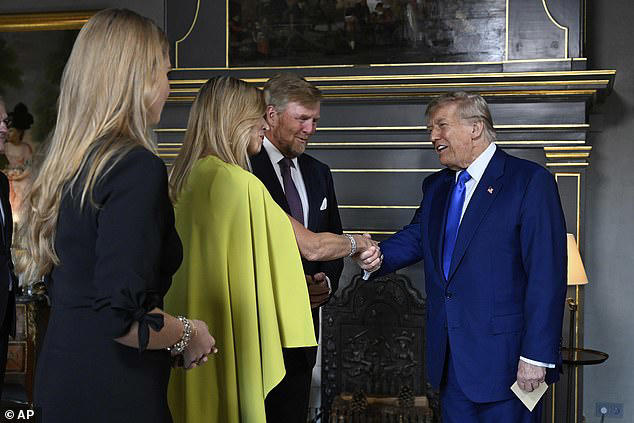 Trump greeted by Dutch royalty at NATO amid victory lap over Iran ...