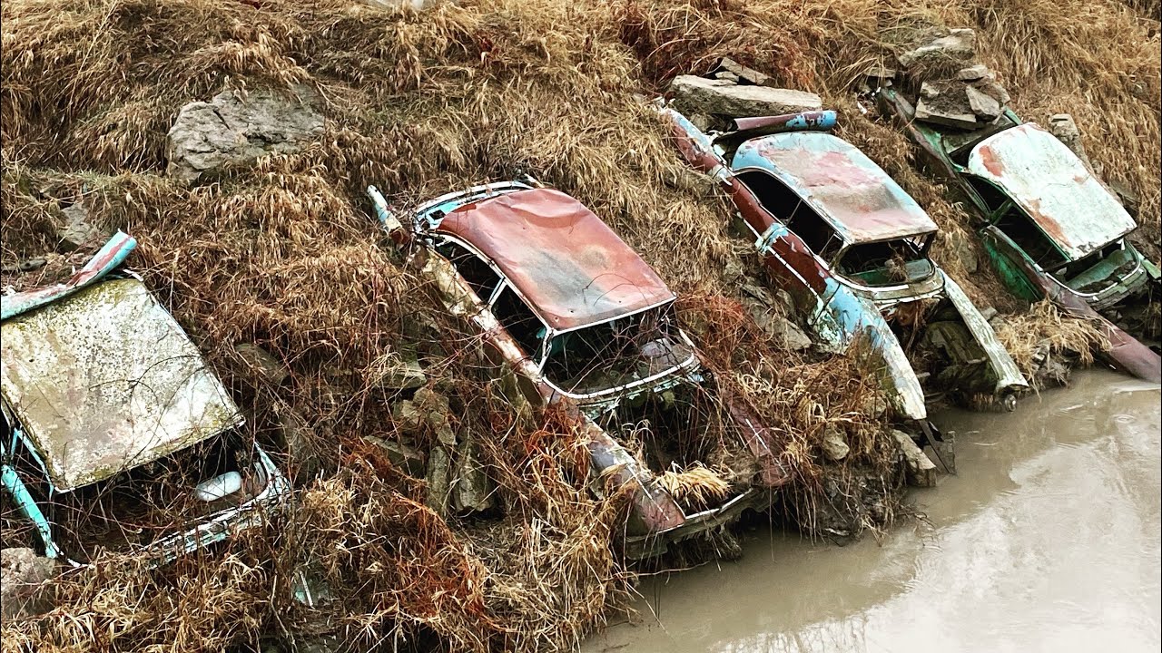 This river was hiding thousands of abandoned vehicles