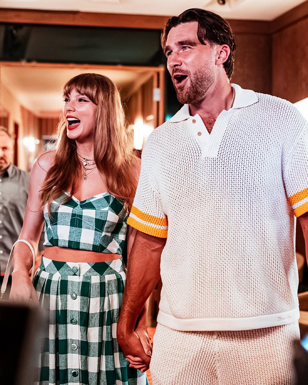 Taylor Swift and Travis Kelce make red carpet debut at Nashville's ...