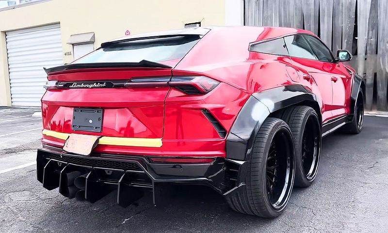 Wow: Lamborghini Urus mit echtem (!) 6x6-Allradantrieb
