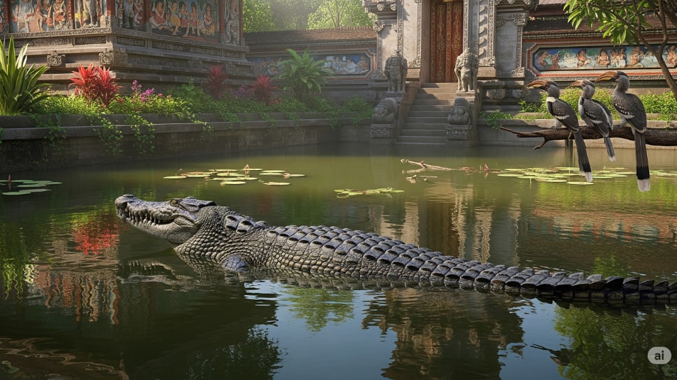 Kerala's Most Unusual Devotee: The Vegetarian Crocodile That Guards A ...