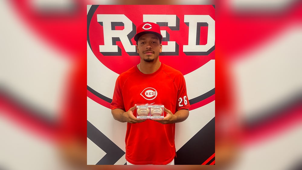 Reds rookie strikes out first 5 batters in MLB debut