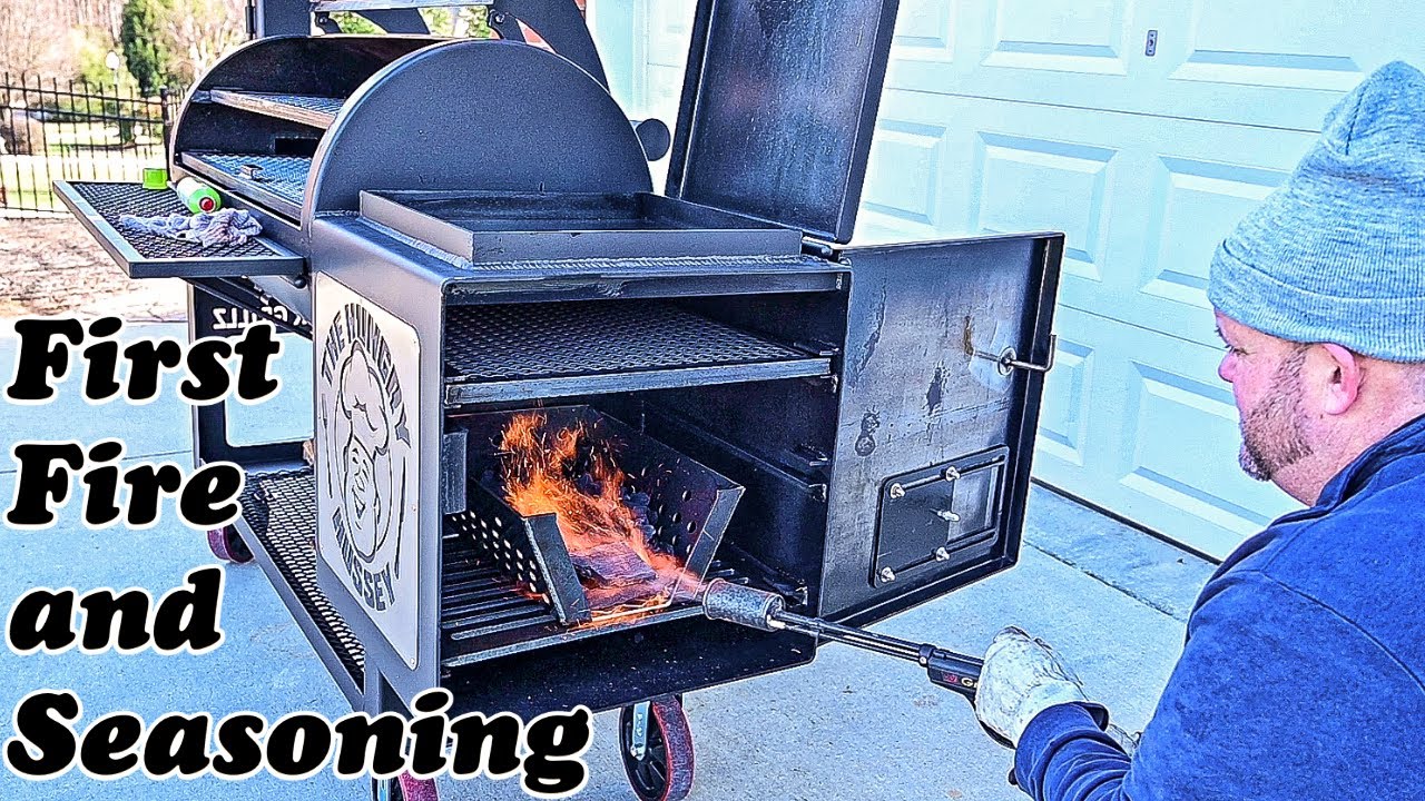 First Fire: Lone Star Grillz Offset Smoker