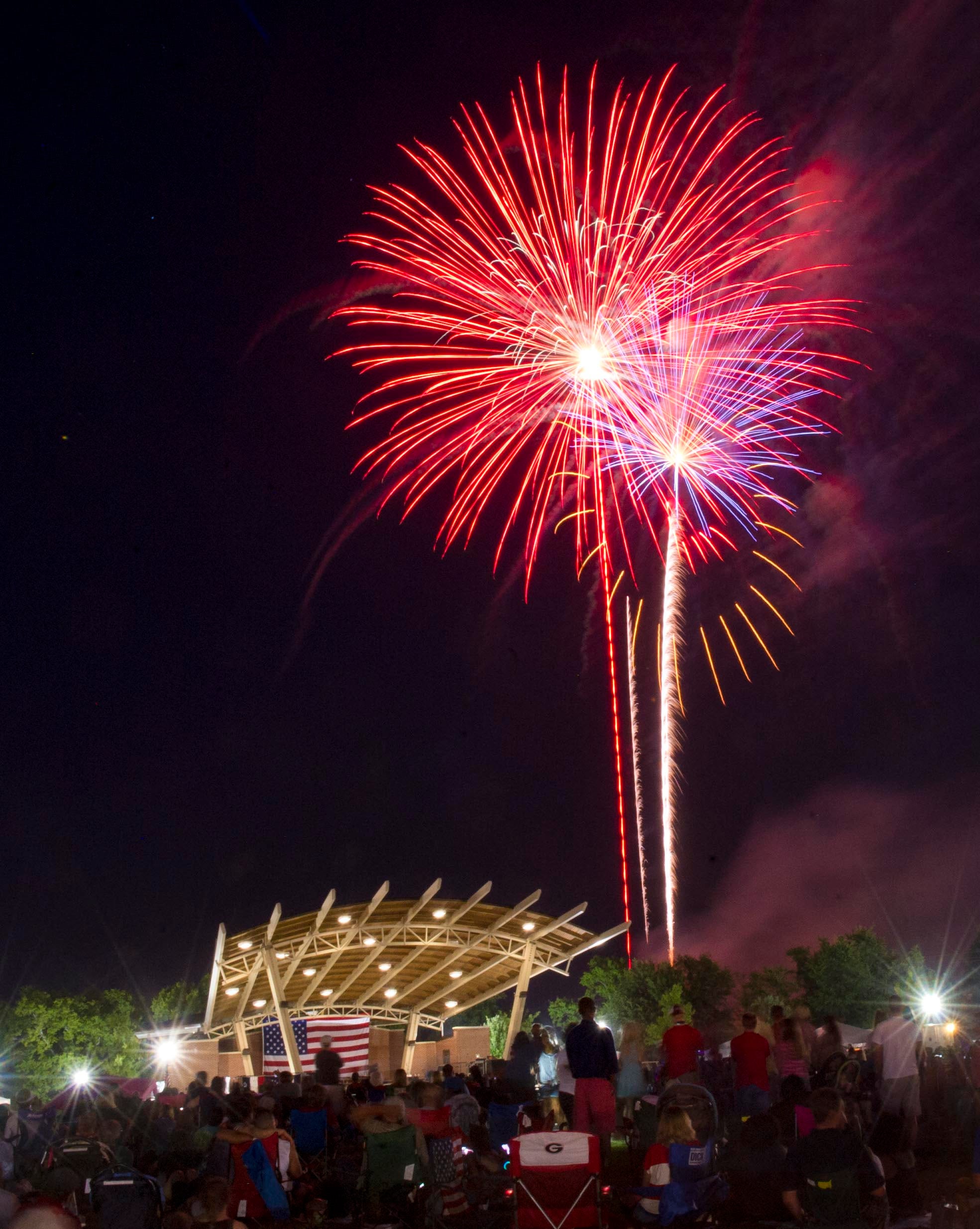 Celebrate Independence Day with fireworks, music, and food