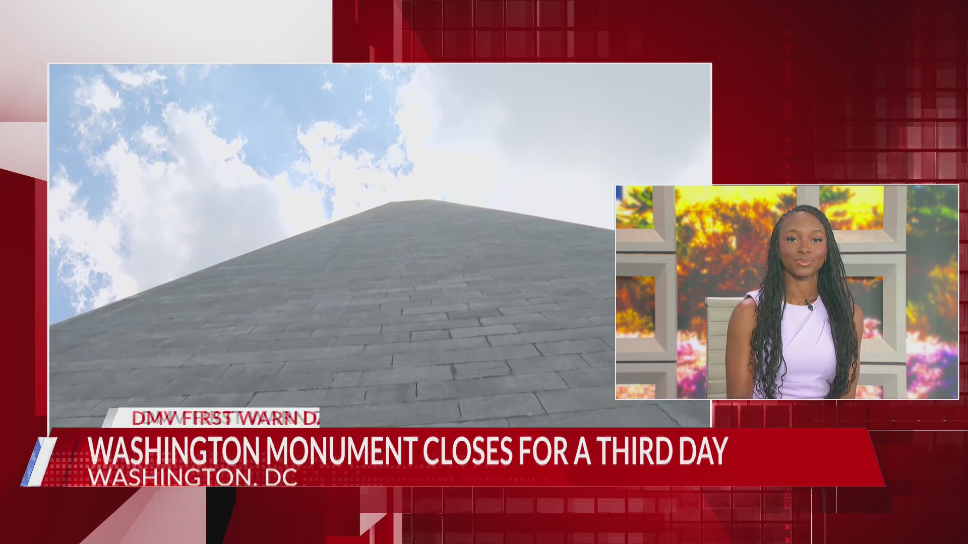 Washington Monument remains closed for third day