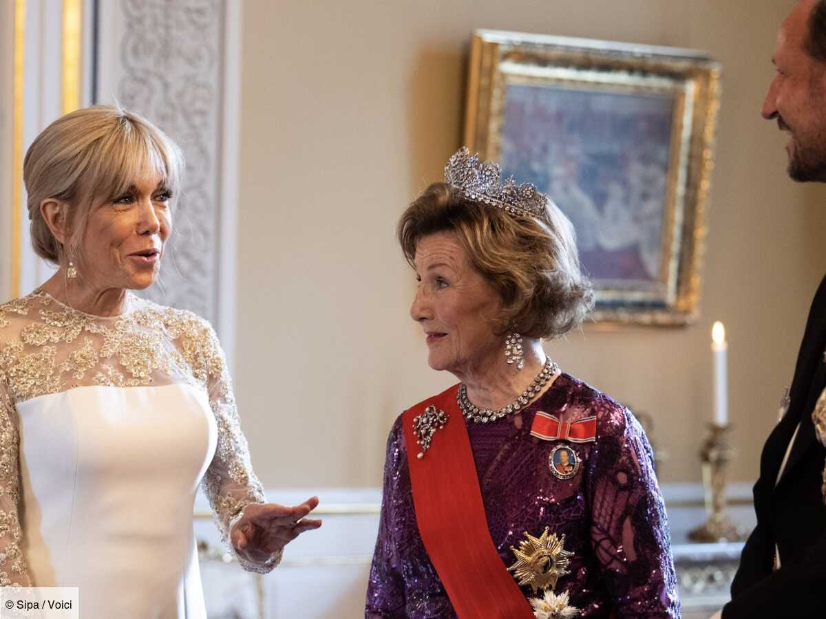 Brigitte Macron en Norvège : ce que lui a dit la reine Sonja dans un ...