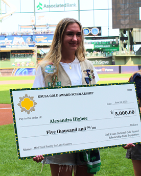 Oconomowoc Girl Scout Alexandra Higbee receives $5K scholarship for ...