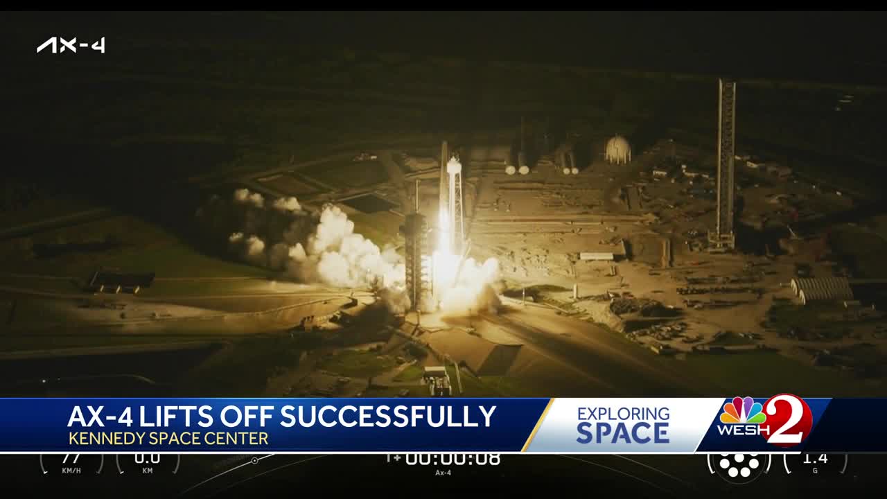 Axiom-4 crew launches to International Space Station from Florida's ...