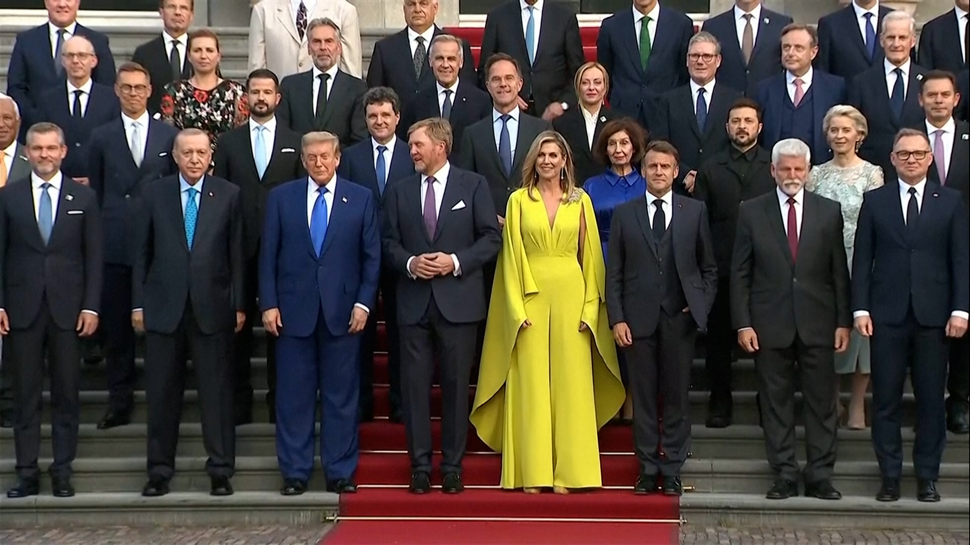 NATO Leaders Pose For Group Photo At Alliance's Summit In The Hague