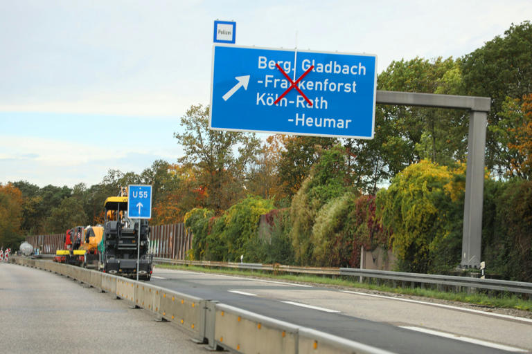 Autobahnsanierung: A4-Auffahrt in Frankenforst erneut bis Ende Juli ...