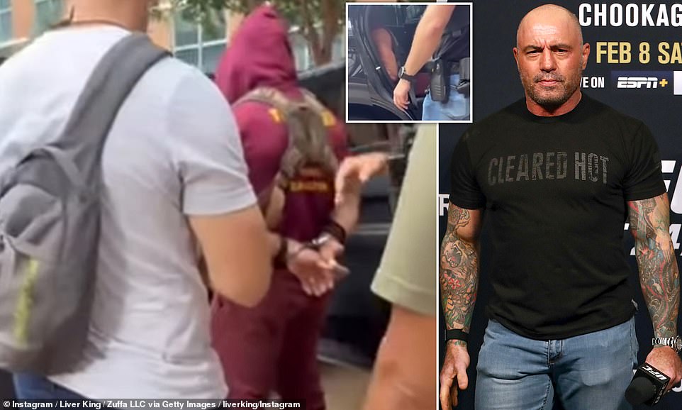 Netflix star is arrested for allegedly threatening Joe Rogan