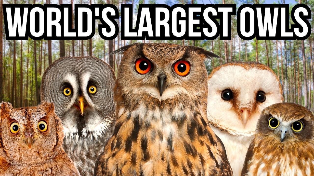Ranking All 7 Continents By Their Largest Owl Species