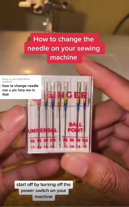 Quick and Simple Needle Change for Your Sewing Machine