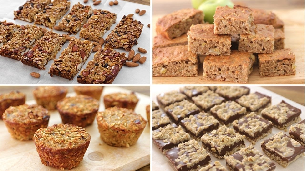 5 Healthy Oatmeal Snack Recipes | Easy & Nutritious