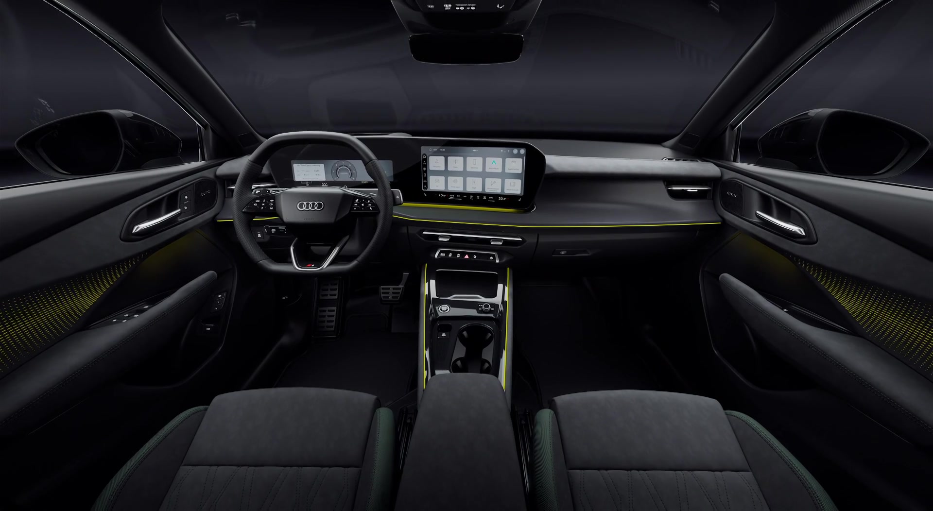 Audi Q3 SUV – Interior and operating concept – Animation