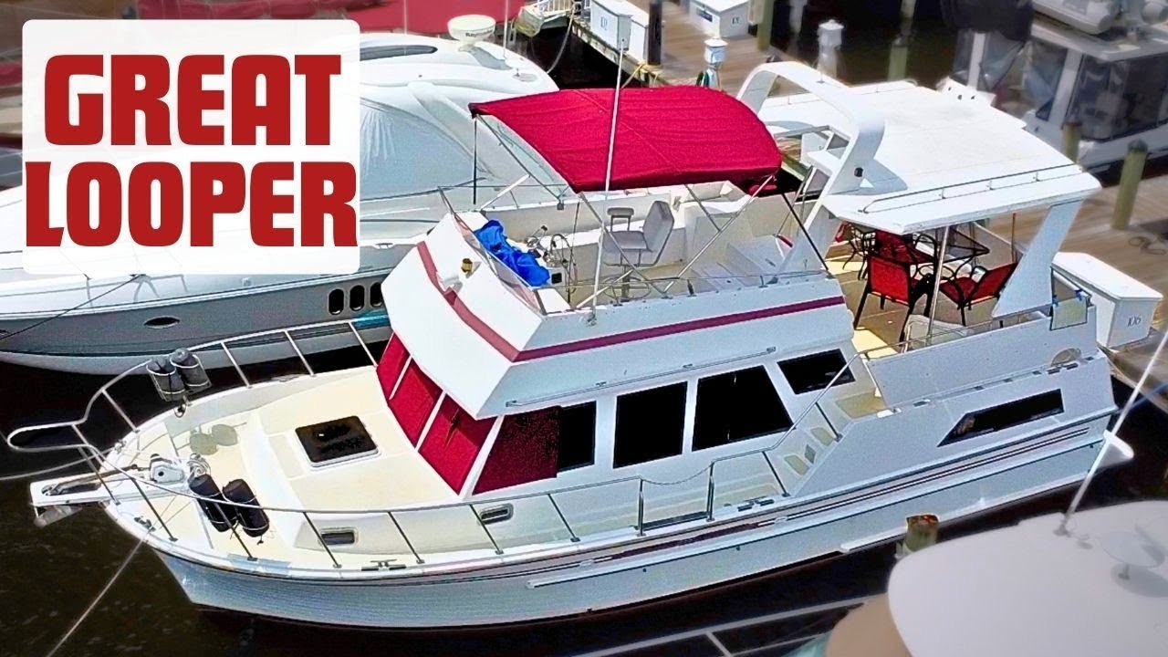 Is this Trawler Perfect for the Great Loop? 1985 35 Senator Sundeck