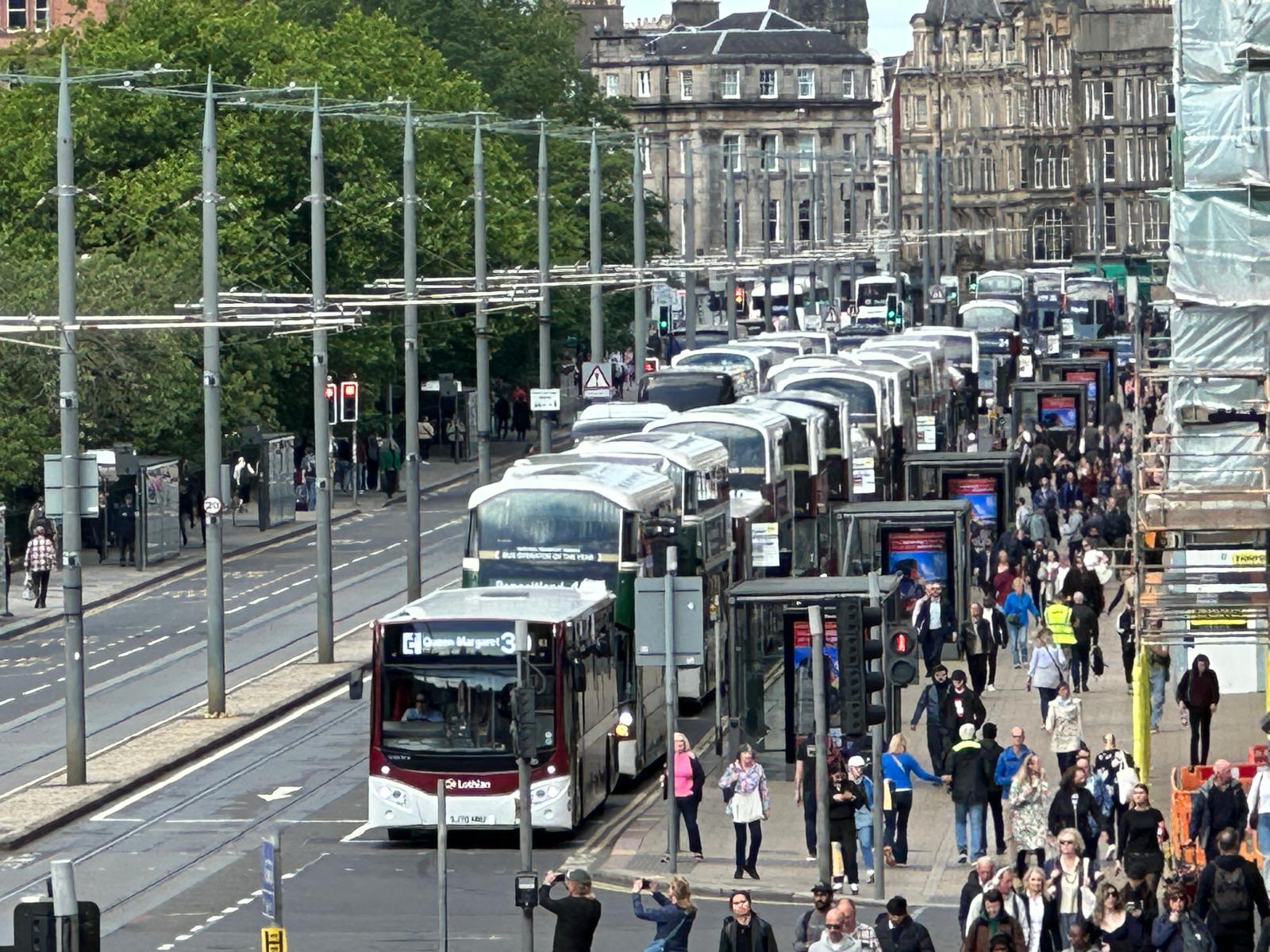 Man found dead on Princes Street: Trams halted, buses diverted as ...