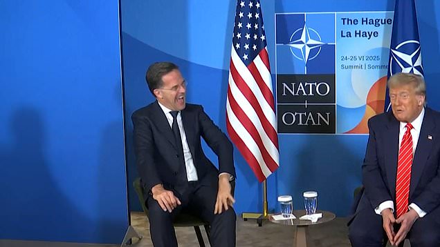Nato boss calls Trump 'daddy' during press conference