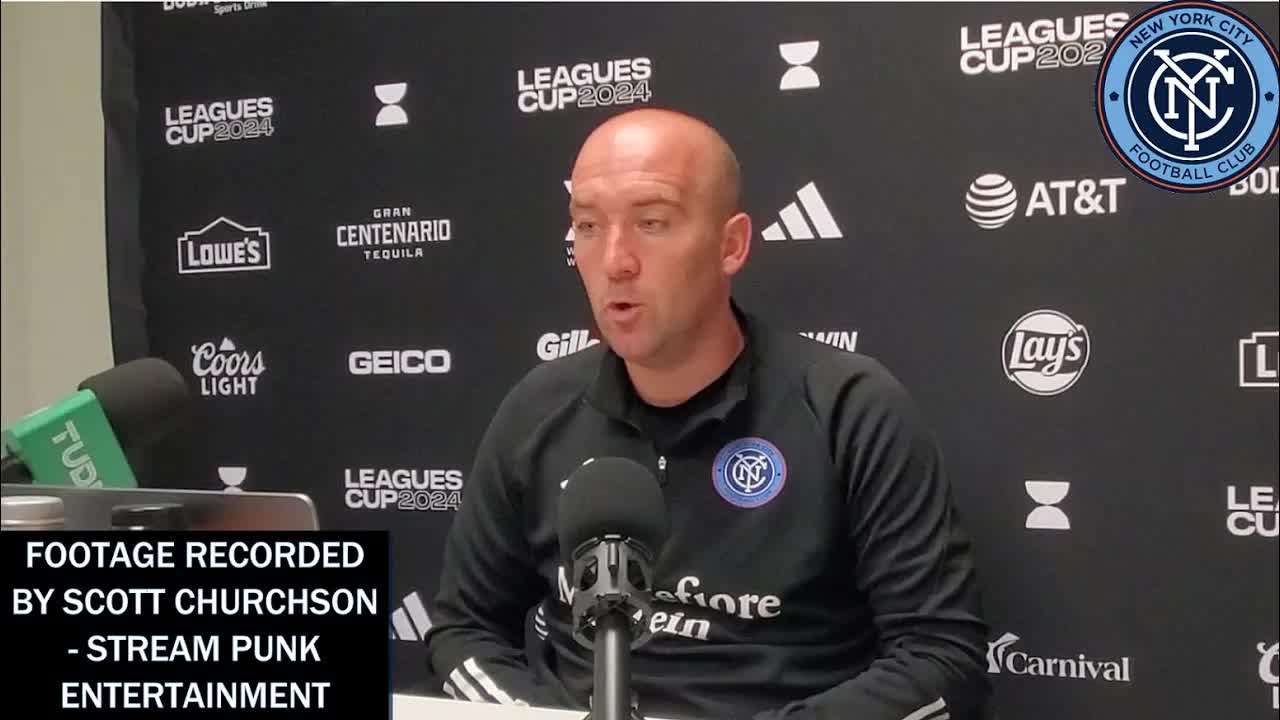 stream punk soccer: nick cushing pre-game press conference: nycfc vs tigres-uanl leagues cup 2024