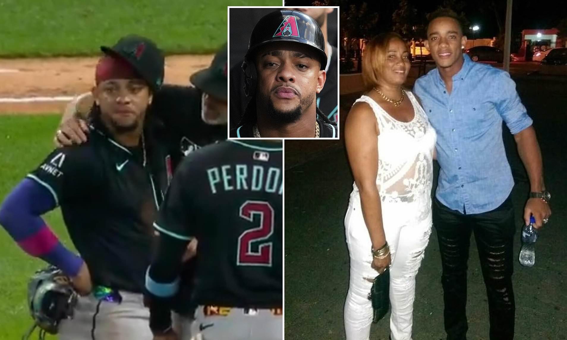 Baseball star cries on the field after fan mocked his dead mother