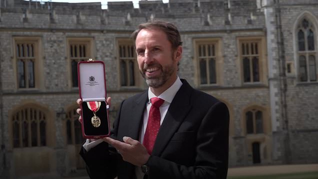 Sir Gareth Southgate receives knighthood as he pays tribute to family