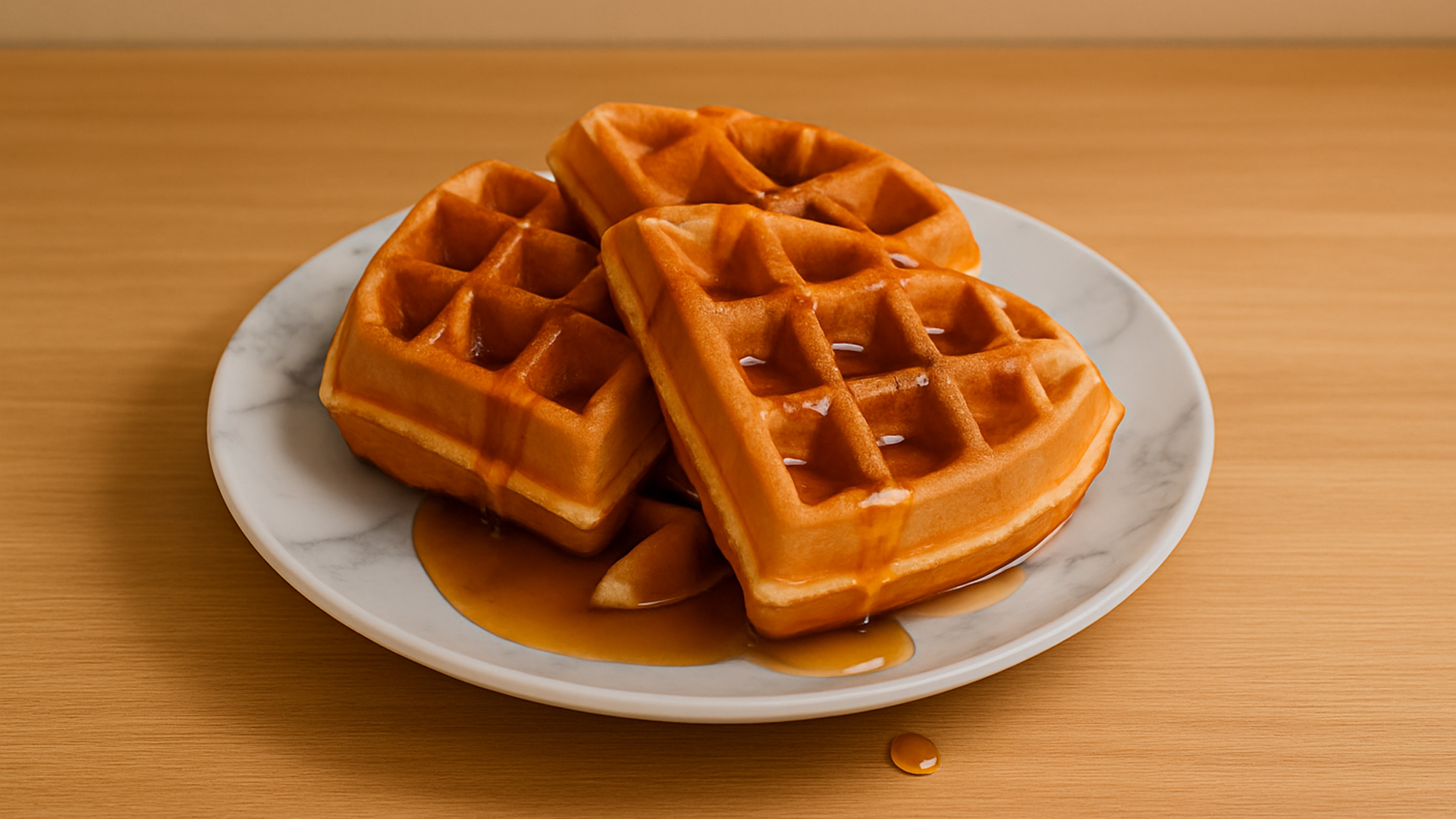 How To Make Homemade Honey Butter Belgian Waffles | Crispy, Golden ...