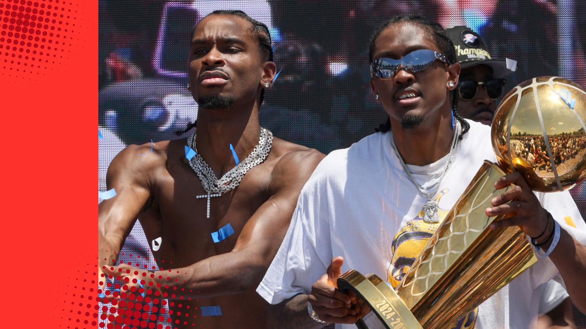 A roaring success - Oklahoma City Thunder celebrate their maiden NBA ...