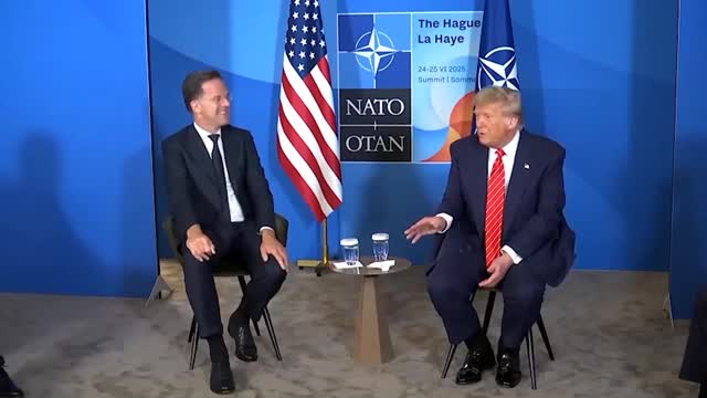 Watch: Awkward moment Nato chief Mark Rutte calls Donald Trump ‘daddy’