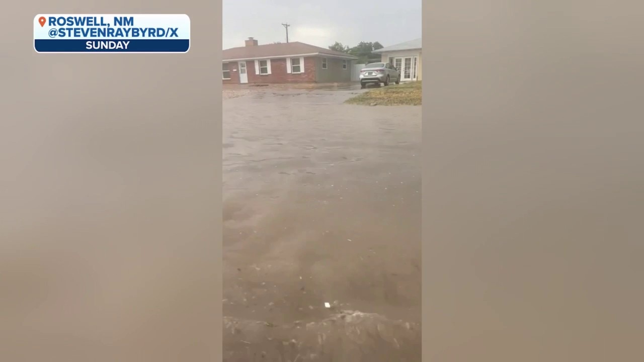 Roswell, New Mexico, hit by catastrophic flash flooding as monsoon ...