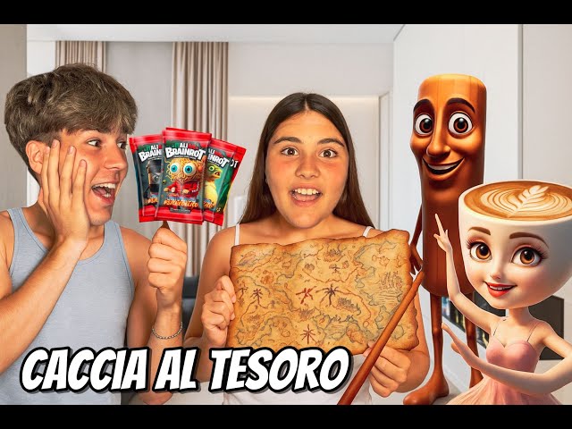 CACCIA AL TESORO CON LE CARTE BRAIN ROT 😱👀 *siamo diventati ricchi*