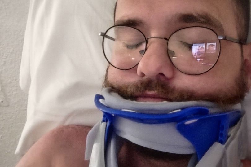 Benidorm lads' holiday ends in horror as dad breaks neck after being 'pushed into shallow pool'