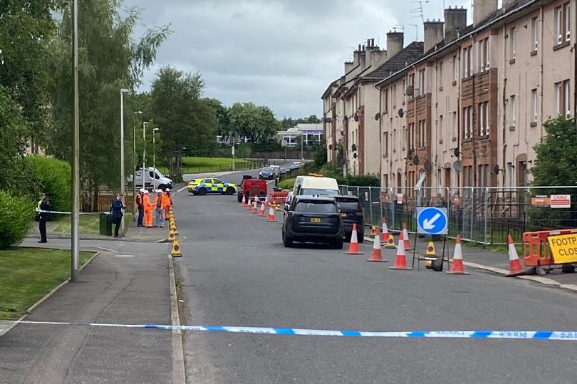 Man taken to hospital after derelict Paisley building fire